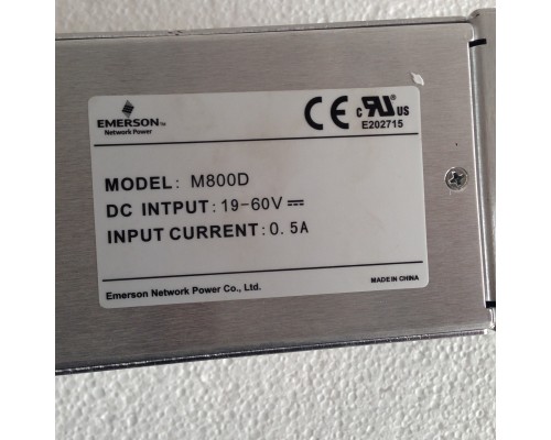 EMERSON M800D monitoring rectifier module